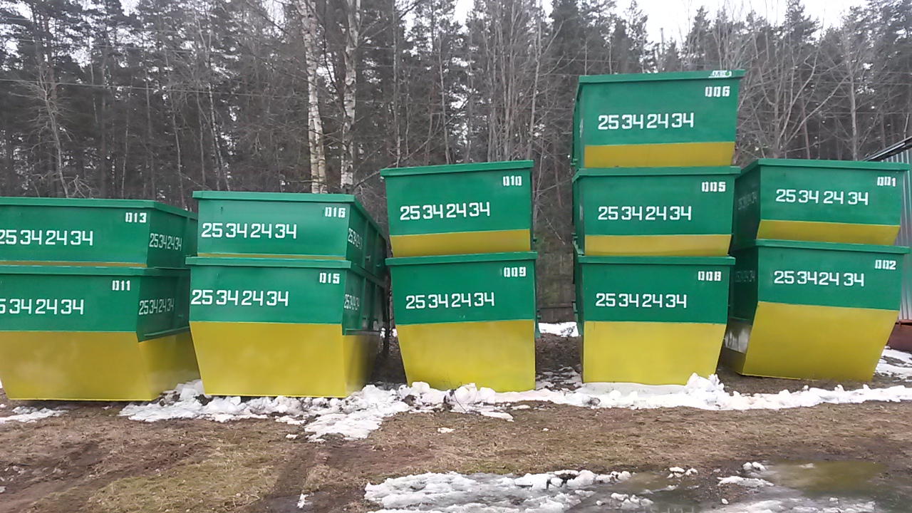 Container rental - Waste removal | EkoPlant.lv